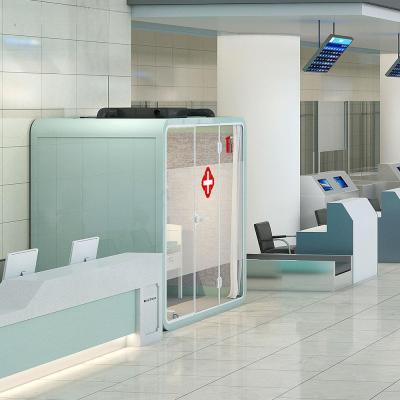 China Medical Sleeping Pod 35dB Soundproof Cabin with Aluminum Alloy Frame for Office and Hospital Use for sale