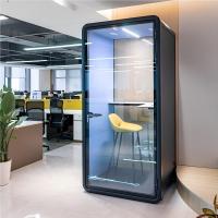 China Mobile Soundproof Office Pod Single Person 4000K LED Lighting 6-8 Air Exchanges Per Hour for sale
