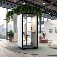 China 52W Soundproof Office Call Booth with 6-8 Air Exchanges Per Hour and 4000K LED Lighting for Professional Workspaces for sale