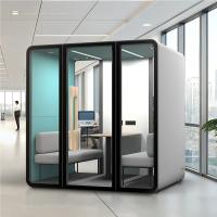 China FRAMER FC-L 4-Person Portable Privacy Booth with 35 dB Noise Reduction and USB Charging for sale