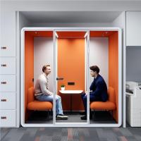 China FRAMER FC-L Soundproof Meeting Booth 2-4 Person 1610x2188x2288mm Aluminum Alloy Office Pod for sale