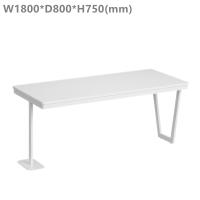 China OEM ODM White Wooden Office Standing Desk with Metal Frame for Soundproof Booths - ISO9001 Certified for sale