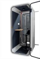 China Smart Office Phone Booth - One Person Soundproof Pod with Automated Lighting & Adaptive Ventilation for Professional Calls for sale