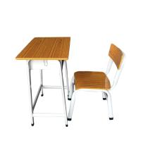 China Iron Plywood Classroom Table and Chair Set - Adjustable Height Student Desk with Durable Construction for sale
