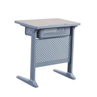 China Single Student Desk and Chair Set 760mm Height Aluminum Classroom Table with 650mm x 450mm Desktop for sale