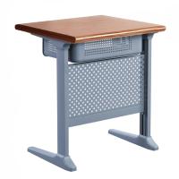 China Aluminum Classroom Student Desk 650x450x760mm with Rust-Resistant Frame and 25mm Fireproof Desktop for sale