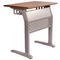 China Fixed Height 750mm Double Student Desk & Chair Set with 700x500mm Table and E0 Grade Materials for sale