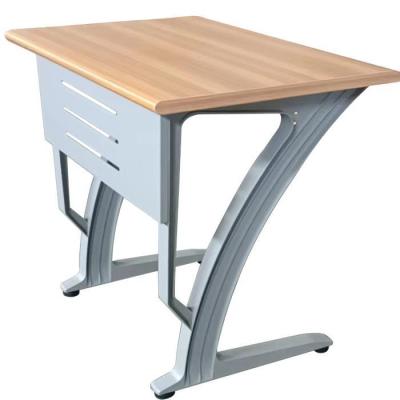 China Aluminum Alloy Two Student Desk and Chair Set 1200mm x 450mm with Adjustable 360-440mm Height for sale