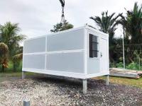 China 14m² Folding Container House for Medical Disaster Relief Q235 Carbon Steel Frame for sale