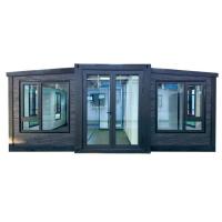 China Expandable Folding House 20ft 40ft Galvanized Steel Modular Container Home for sale