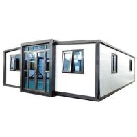China Expandable Folding House 20ft 40ft Galvanized Steel Modular Container Home for sale