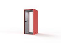 China FRAMER F-H Series Soundproof Booth 1 Person AkzoNobel Coated Aluminum Frame W1028xD1165xH2241mm for sale