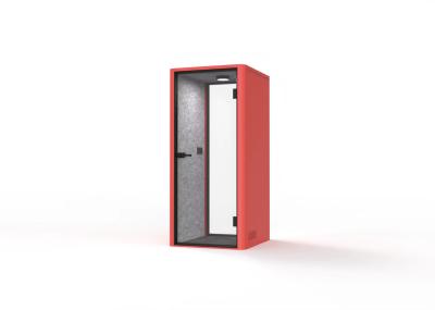 China FRAMER F-H Series Soundproof Booth 1 Person AkzoNobel Coated Aluminum Frame W1028xD1165xH2241mm for sale