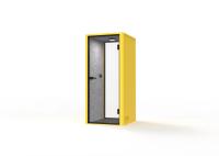 China FRAMER F-H Series Soundproof Booth 1 Person AkzoNobel Coated Aluminum Frame W1028xD1165xH2241mm for sale