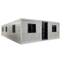 China 40 ft Simple Flat Top Expandable Container House For Rapid Deployment for sale