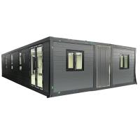 China 40 ft Simple Flat Top Expandable Container House For Rapid Deployment for sale