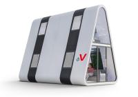 China 38.4㎡ Double Decker Triangular House with Galvanized Steel Structure and Smart Home System for sale