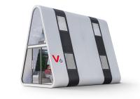 China 38.4㎡ Double Decker Triangular House with Galvanized Steel Structure and Smart Home System for sale