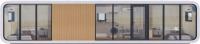 China 11.6M Movable Prefab Apple Capsule 26m² Galvanized Steel Frame Customizable Design Fast Installation for sale