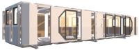 China All Aluminum Alloy Modular Integrated Prefabricated House 39.6m² 10 Ton Load Capacity for sale