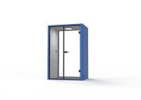 China Indoor Soundproof Cabin 5+5mm Laminated Glass Aluminum Alloy Frame Modular Silent Pod for sale