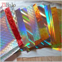 China Recyclable Metallized Holographic Paper 100-450 gsm Custom Sheets Rolls Eco Friendly for sale
