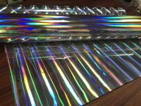 China Recyclable Metallized Holographic Paper 100-450 gsm Custom Sheets Rolls Eco Friendly for sale