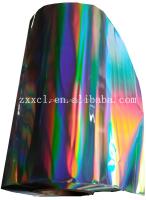 China Seamless Rainbow Holographic PET Lamination Film 15 Micron Wet Lamination for sale