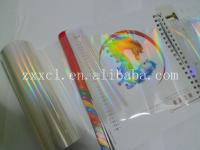 China Seamless Rainbow Holographic PET Lamination Film 15 Micron Wet Lamination for sale