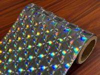 China 3D Lens Holographic BOPP Lamination Film Roll 60-100°C Thermal Lamination for sale