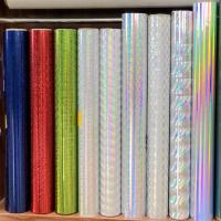 China PET Holographic Transfer Metallized Film 12-15 Micron for Custom Packaging for sale