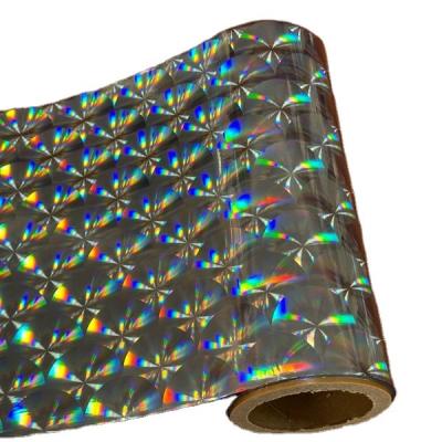 China 3D Lens Holographic BOPP Thermal Lamination Film Roll 60-100°C Custom Size for sale