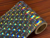 China 3D Lens Holographic BOPP Thermal Lamination Film Roll 60-100°C Custom Size for sale