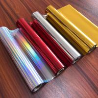 China Holographic Toner Reactive Foil 12 Micron PET for Laser Printer Card Making 320mm for sale