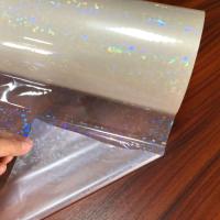 China BOPP Holographic Film Roll Moisture Proof Hot Lamination Process for sale