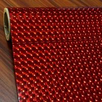 China Red 3D Lens Film BOPP Holographic Lamination Film 60-100°C for Moisture Proof Packaging for sale