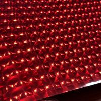 China Red 3D Lens Film BOPP Holographic Lamination Film 60-100°C for Moisture Proof Packaging for sale