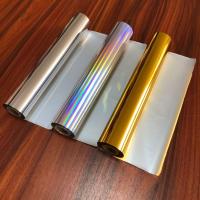 China 12 Micron PET Toner Reactive Foil 0.64m x 100m Cold Stamping Foil for DIY Printing Card Making for sale