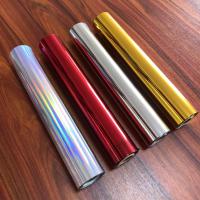 China 12 Micron PET Toner Reactive Foil 0.64m x 100m Cold Stamping Foil for DIY Printing Card Making for sale