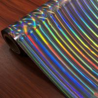 China Metallized Holographic BOPP Film Hot Lamination 60-100°C Custom Size Moisture-Proof Packaging for sale