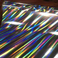 China BOPP PET Metallized Holographic Lamination Film 15-25 Micron Thermal for Custom Boxes for sale
