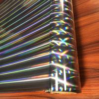 China BOPP PET Metallized Holographic Lamination Film 15-25 Micron Thermal for Custom Boxes for sale