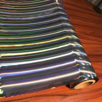 China BOPP PET Metallized Holographic Lamination Film 15-25 Micron Thermal for Custom Boxes for sale