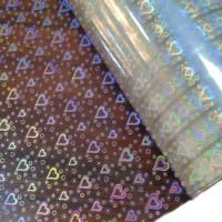 China Multiple Extrusion Transparent Holographic Plastic Film For Packaging And Lamination for sale