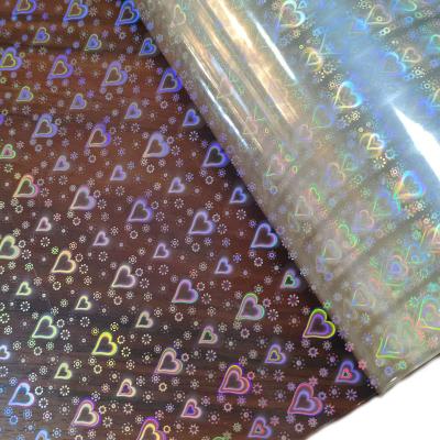 China Multiple Extrusion Transparent Holographic Plastic Film For Packaging And Lamination for sale