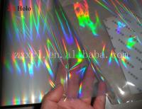 China Transparent BOPP Holographic Packaging Film For UV Casting Cure Packaging for sale