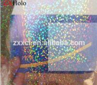 China Transparent BOPP Holographic Packaging Film For UV Casting Cure Packaging for sale