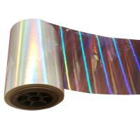 China Thermal Holographic Transparent Lamination Film 15-25 micron for Paper Board Packaging for sale