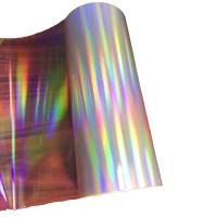 China Clear Holographic PET Thermal Lamination Film 60-100°C for Moisture Proof Printing for sale