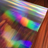 China Transparent BOPP Holographic Thermal Lamination Film 25 Micron for Gift Packing for sale